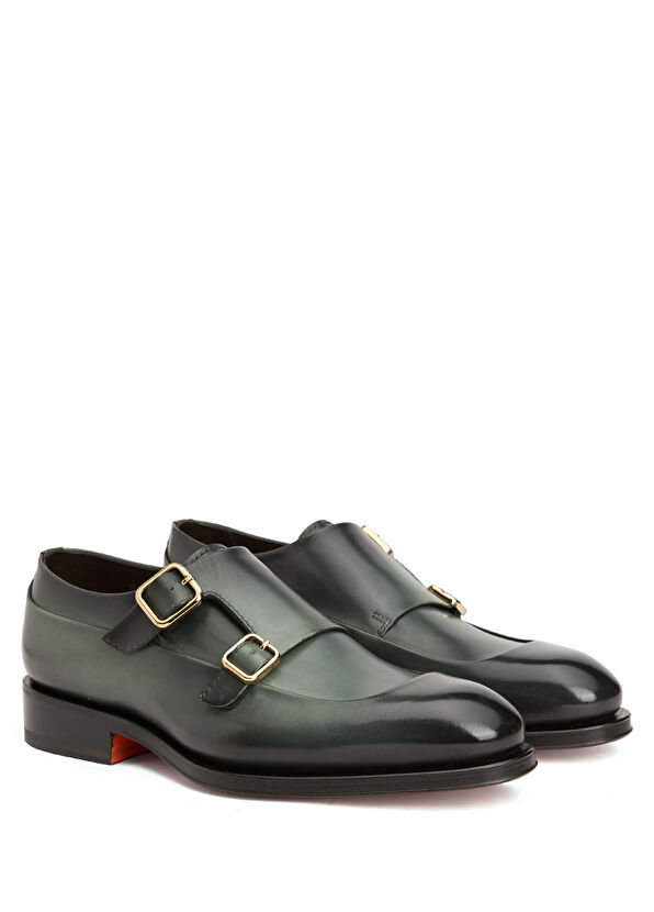 Santoni Yeşil Erkek Yeşil Erkek Deri Ayakkabı 1697090 | Beymen