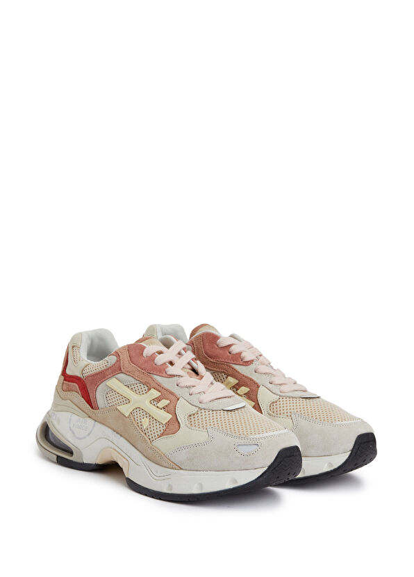 Premiata - Sharky-D Bej Kadın Sneaker - Bej