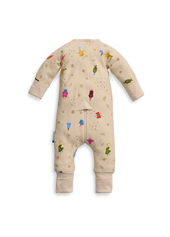 Ergopouch Australia - 1.0 TOG Organik Pamuklu Pijama Tulum - Birthday Blobs