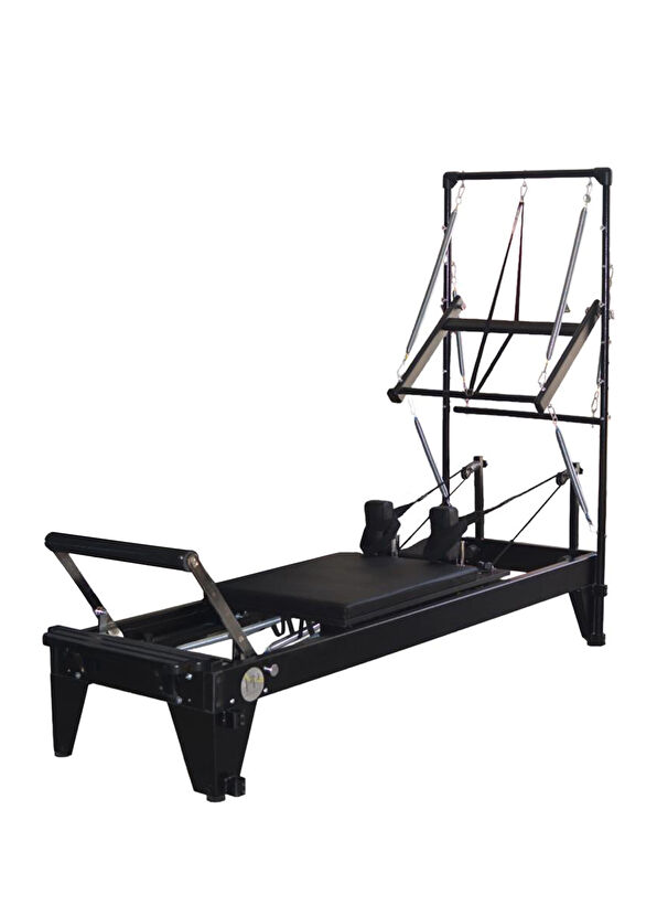 Port Pilates - Metal Tower Reformer Pilates Aleti - Siyah