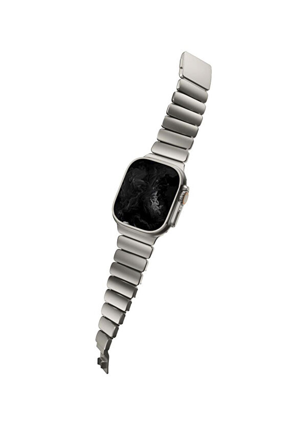 Bikordon - TitaFlex Apple Watch Ultra Uyumlu Drax Titanyum Akıllı Saat ...