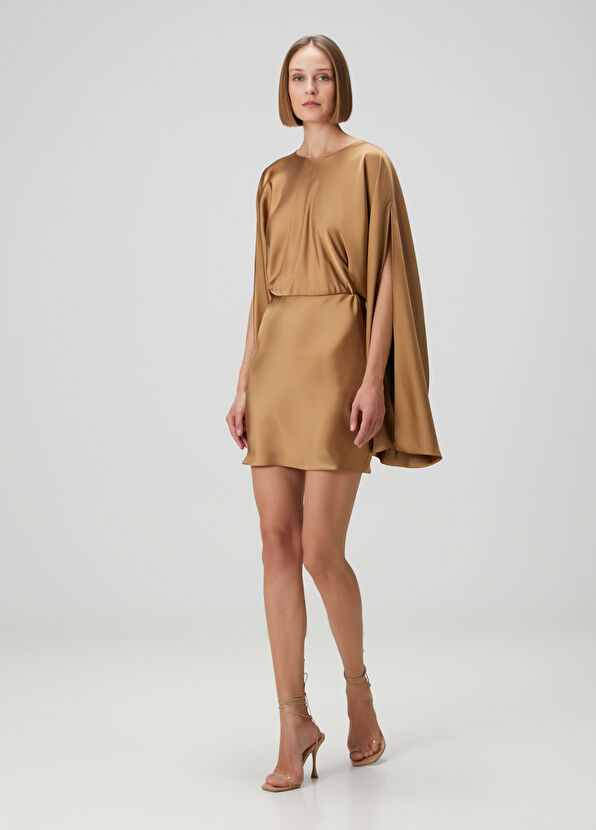 Norma Kamali Kamel Kadın Camel Mini Kokteyl Elbise 1883052 | Beymen
