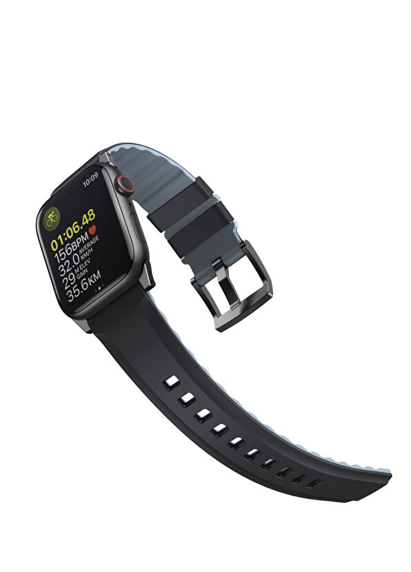 Uniq - Linus Airosoft Watch 38/40/41 mm Siyah Silikon Akıllı Saat ...