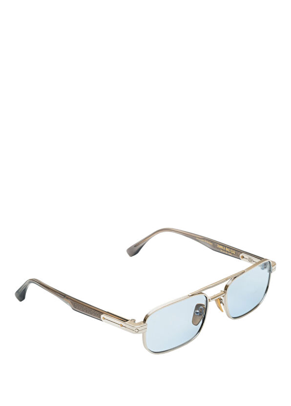 Unique Design Milano - 24Mila Baci Gold Smoked Combined Unisex Sunglasses
