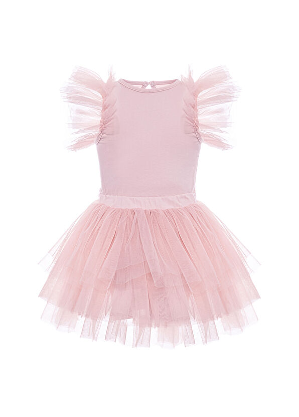 Mini Celebrities - Pudra Pembe Body & Tütü Etek Kız Çocuk 2'li Set ...