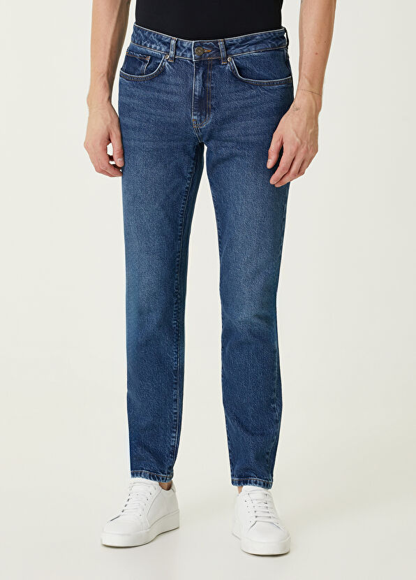 Beymen Collection Mavi Erkek Slim Fit Mavi Jean Pantolon 1455333 | Beymen