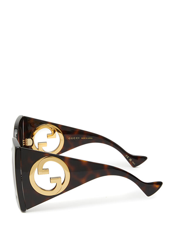Gucci Açık Kahverengi Kadın Turtle Desenli Kadın Güneş Gözlüğü 1418323 ...