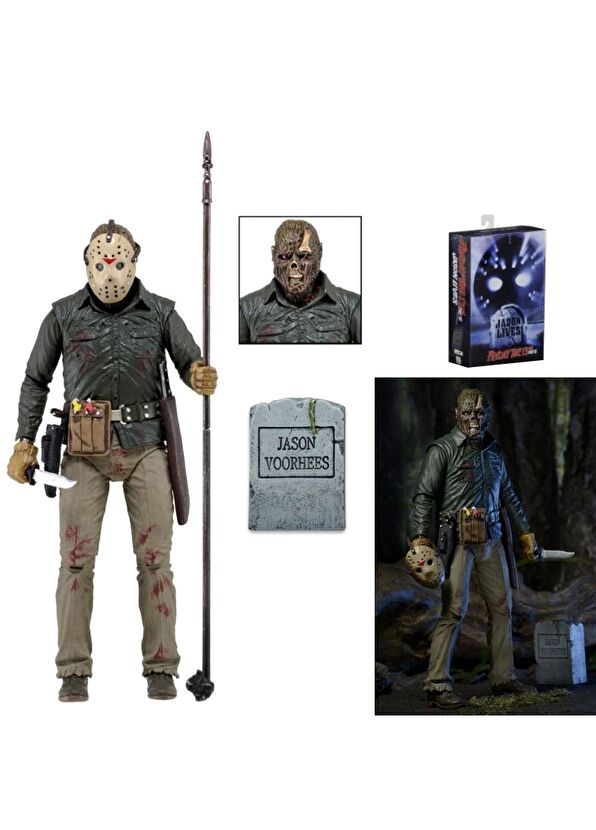 Neca - Ultimate Jason Part 6 Figürlü Heykel - Çok Renkli