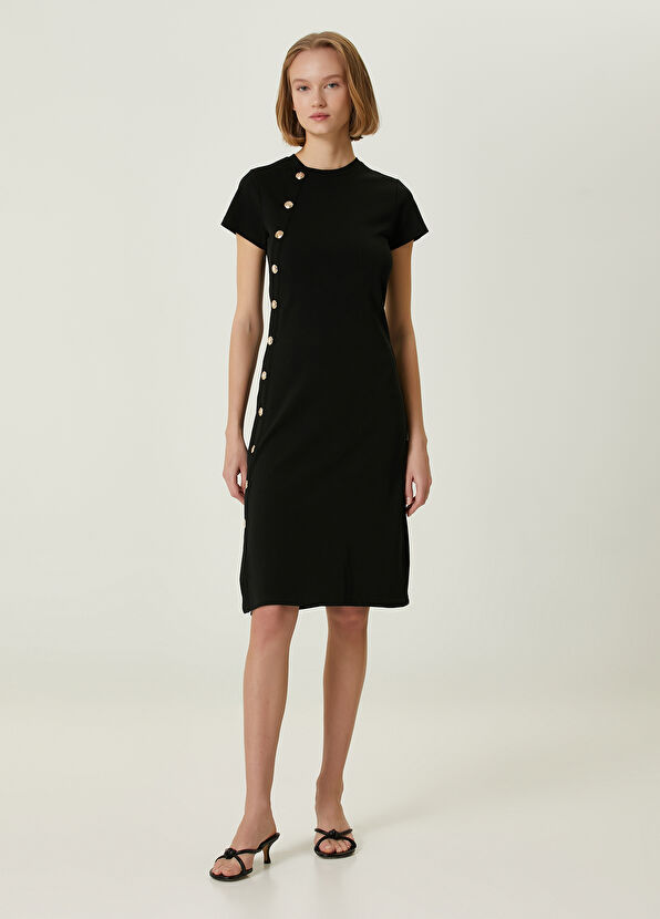 Beymen Collection - Siyah Midi Elbise - Siyah