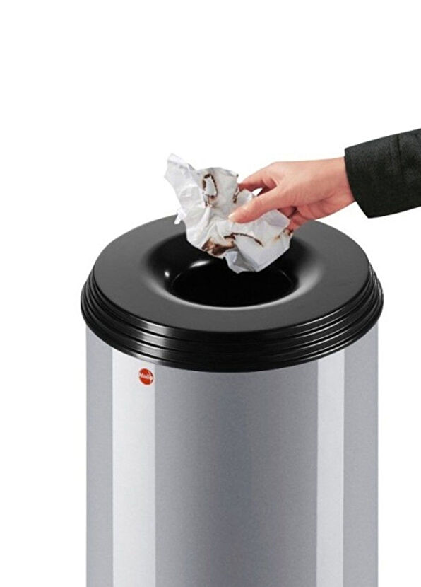 Hailo - Stainless Steel Grey Trash Can
