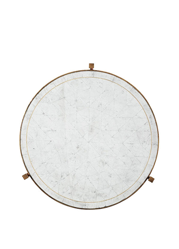 Jonathan Charles - Modern Luxe Gilded Iron Altın Rengi Demir Yan Sehpa ...