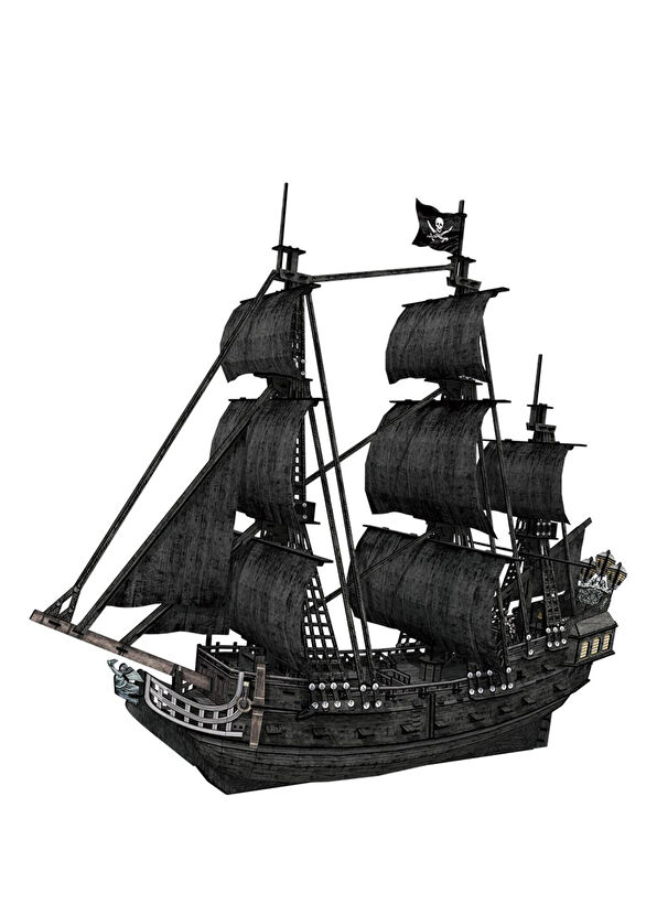 Cubic Fun - The Queen Anne’s Revenge Gemi 3D Puzzle 308 Parça - Çok Renkli