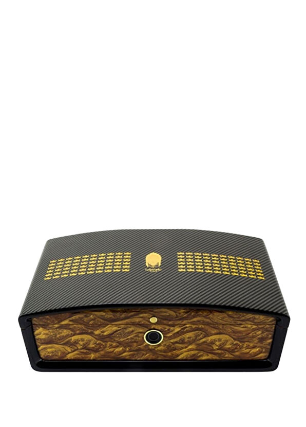Lubinski - Special Edition Carbon Fiber Fingerprint Humidor Black 80's ...