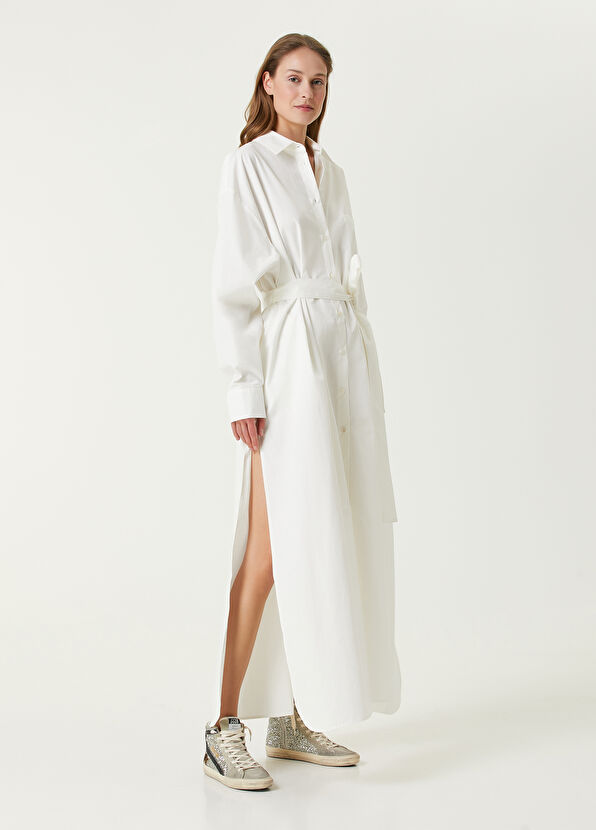 Golden Goose Beyaz Kadın Beyaz Maksi Gömlek Elbise 1505215 | Beymen