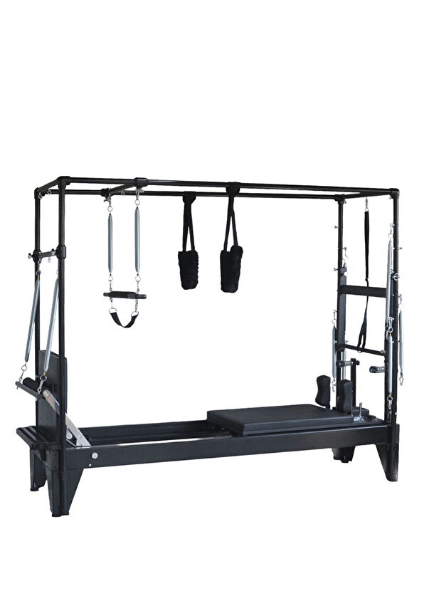 Port Pilates - Metal Cadillac Reformer Pilates Aleti - Siyah