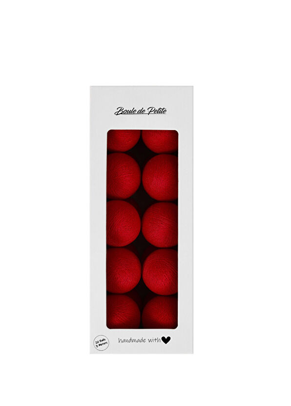 Boule De Petite - Red Wish Lights Christmas Lighted Ball Kids Room Lighting