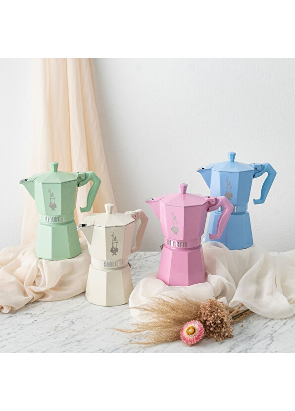 Bialetti - Express Exclusive Cream Metal 6 Cup Moka Pot