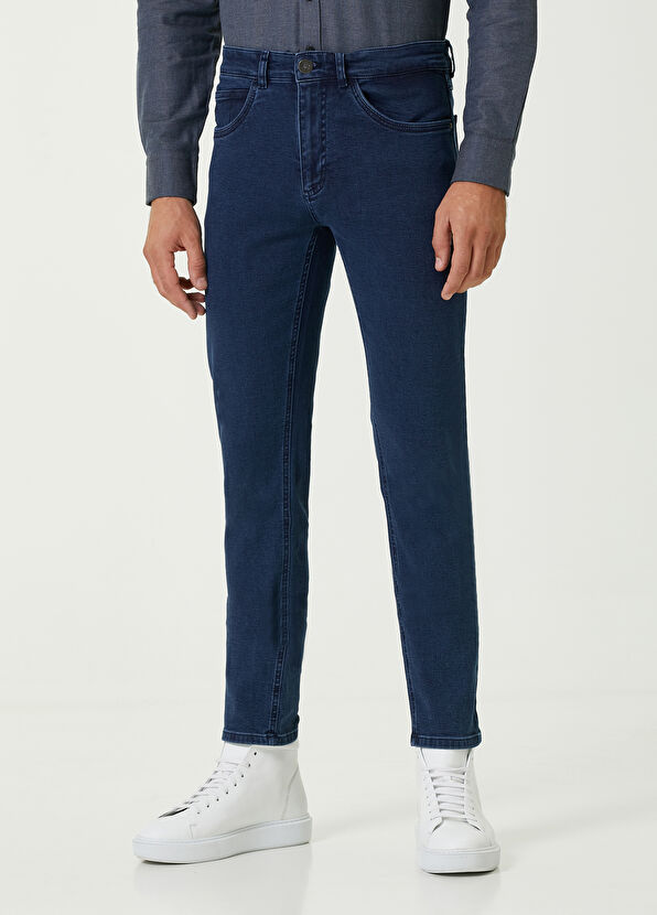 Beymen Club - Slim Fit Mavi Spor Pantolon