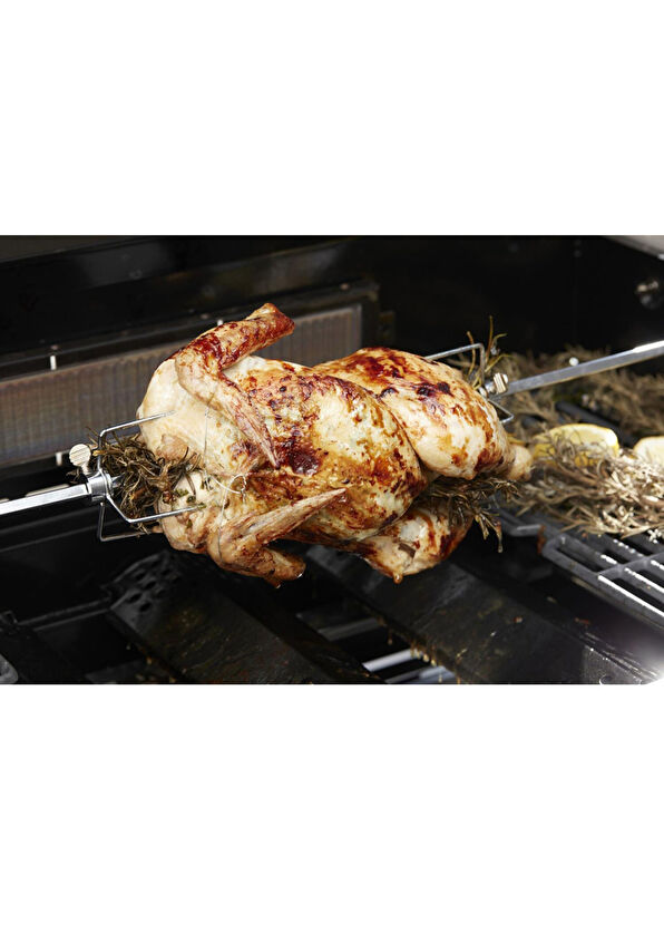 Barbecook - Battery Operated Steel Chicken Rotisserie Fork