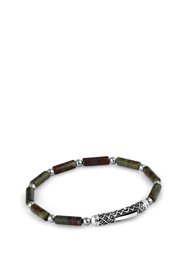 Kayra Khan Haki Erkek Sl-S Waves Pipe Vrst Erkek Gümüş Bileklik 1710421 ...