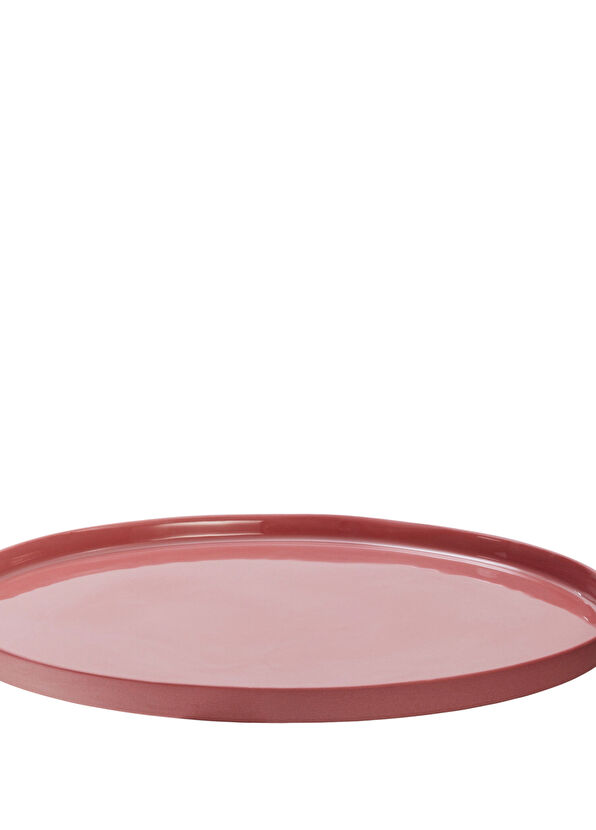 Casi Paped - Pure Color Pembe Porselen Tabak - Pembe
