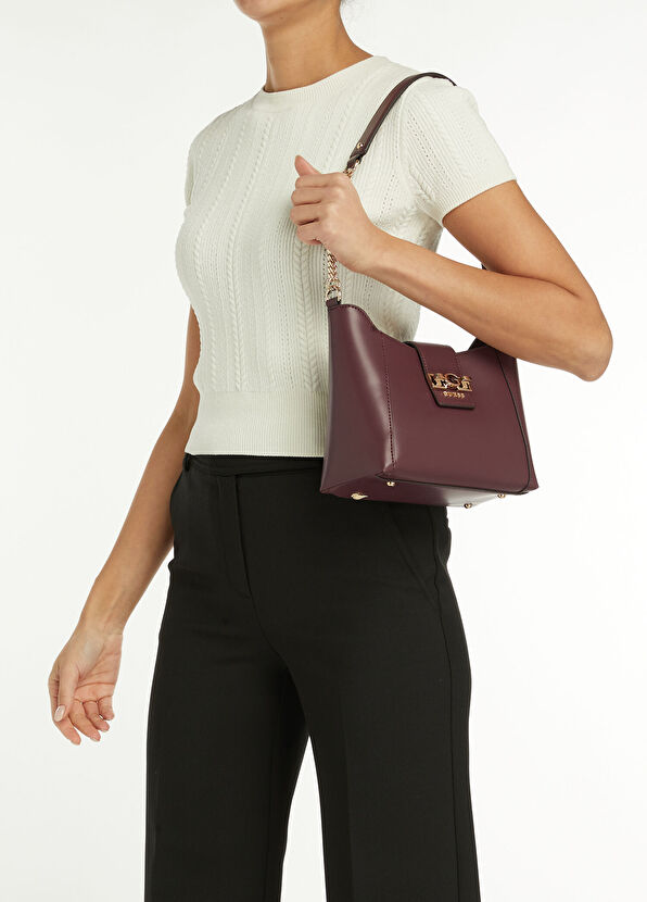 Guess - Jane Kırmızı Kadın Omuz Çantası - Kırmızı