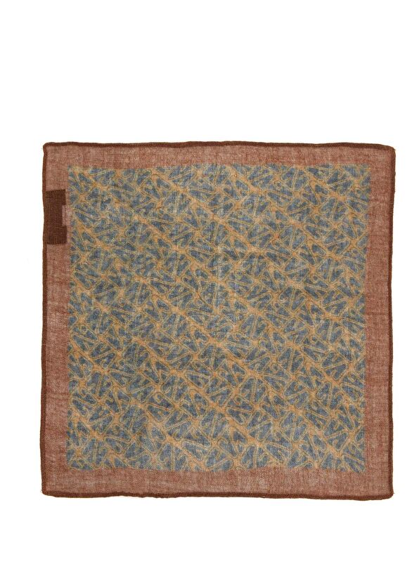 Network - Brown Wool Handkerchief
