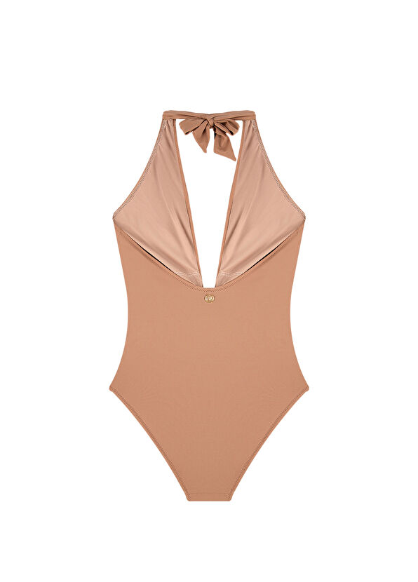 Bia Swimwear French Beige Kadın Alaina French Beige Bej Düğüm Detaylı ...