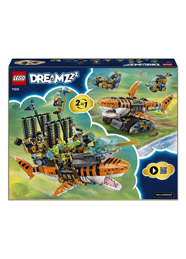 Lego - Dreamzzz Tiger Shark Tank 2 Building Options and 5 Minifigures ...