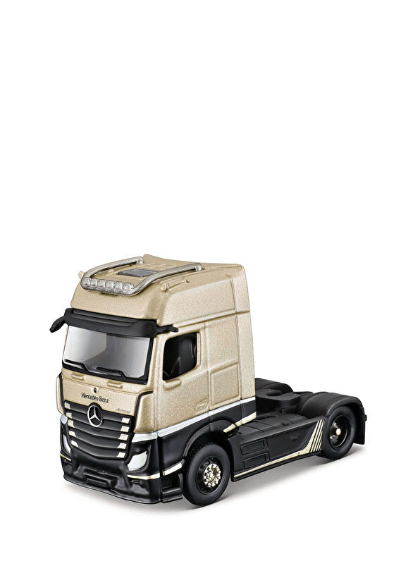 Maisto - Custom Rigs Model 9 Mercedes Benz Actros 1:64 Oyuncak Tır - Altın