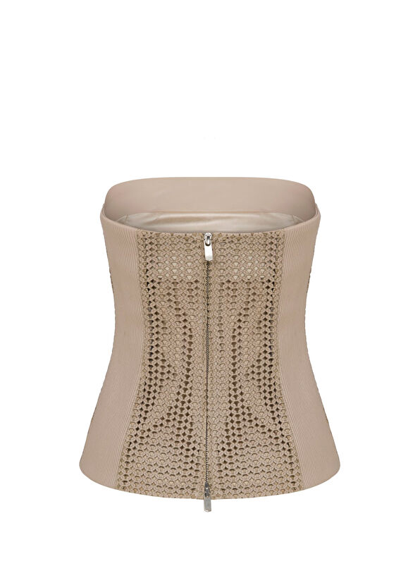 Arzu Kaprol Açık Kahve Kadın Kahverengi Deri Kadın Büstiyer 1900604 ...