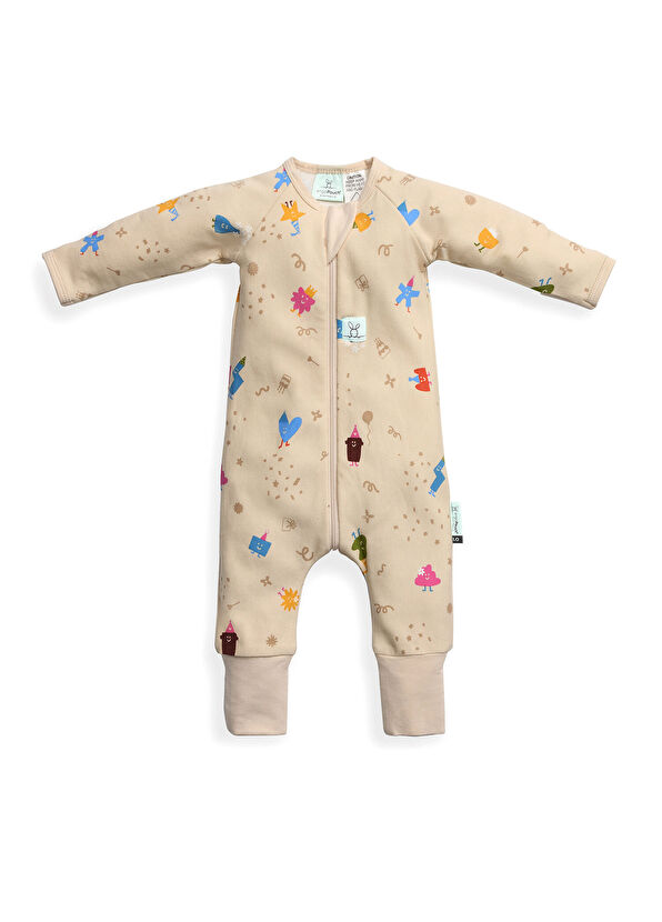 Ergopouch Australia - 1.0 TOG Organik Pamuklu Pijama Tulum - Birthday Blobs