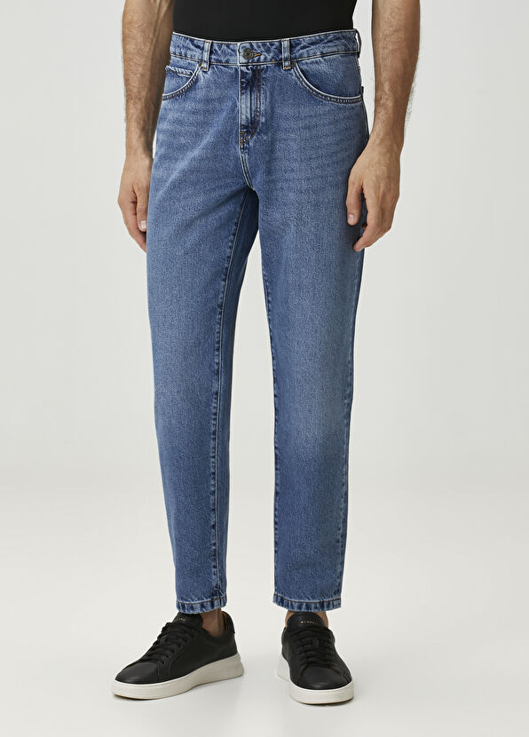 Beymen Collection Mavi Erkek Tapered Fit Mavi Jean Pantolon 1455351 | Beymen