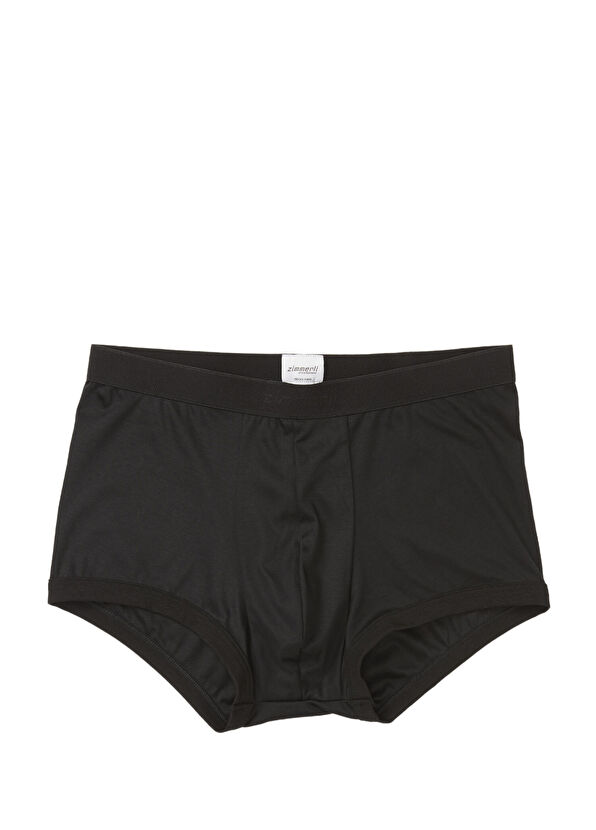 Zimmerli - Siyah Beli Logolu Boxer - Siyah