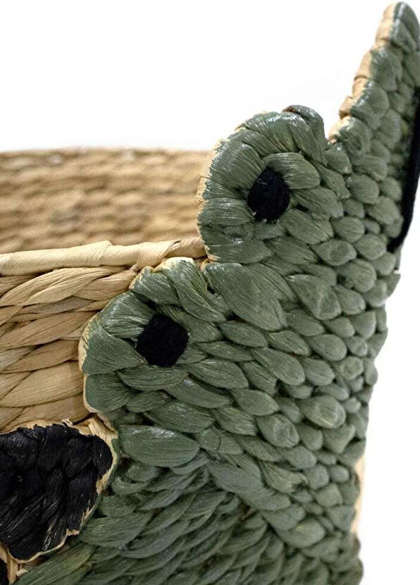 Zoa Collection - Timsah Rattan Oyuncak Sepeti - Naturel