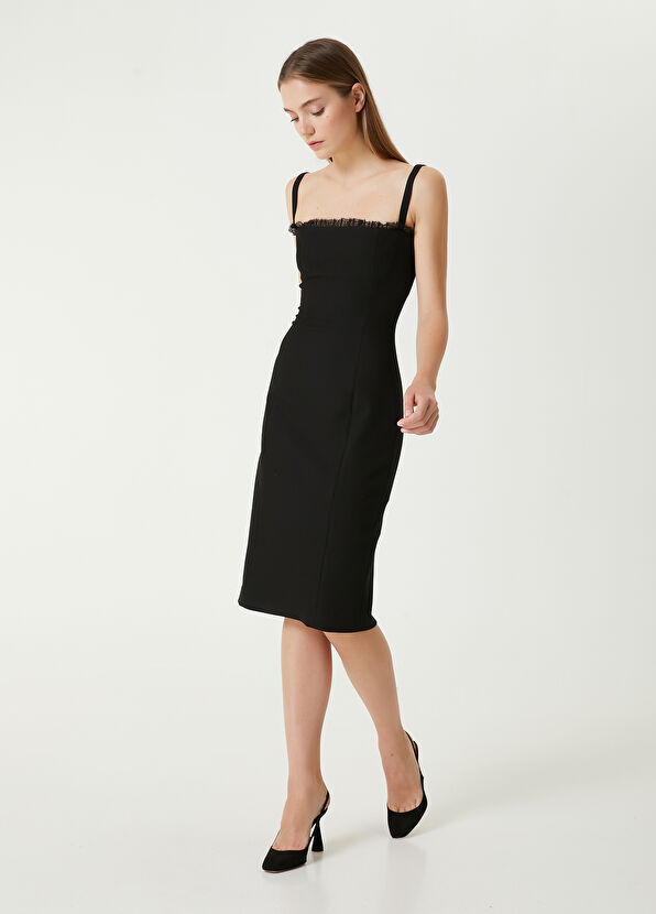 Beymen Collection Siyah Kadın Siyah Midi Elbise 1536206 | Beymen