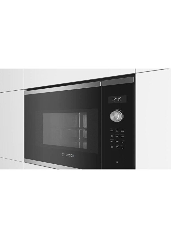 Bosch - BEL554MS0 Serie 6 Inox Built-In Microwave With Grill Built-in ...
