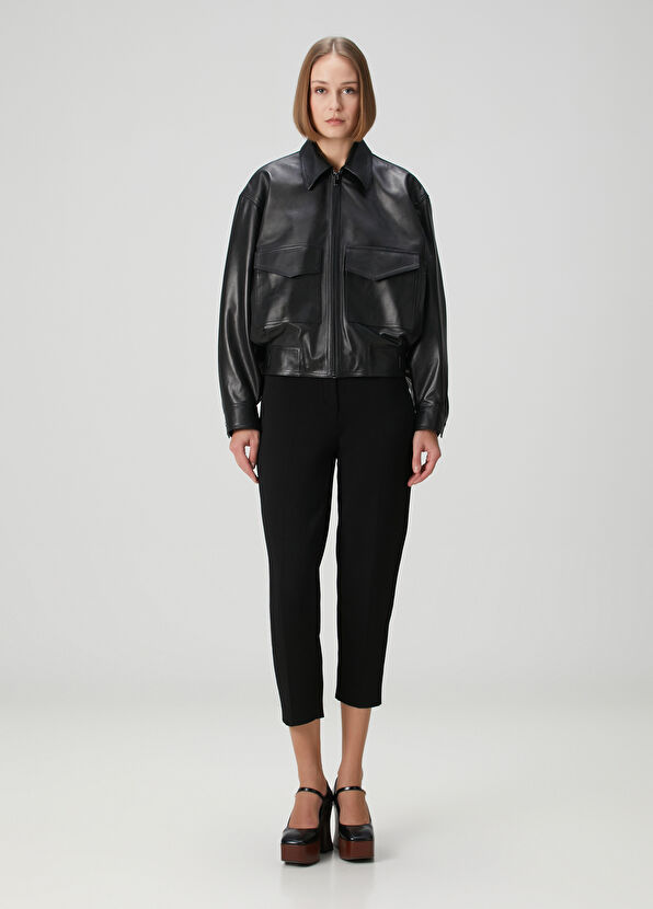 Magda Butrym - Black Leather Jacket