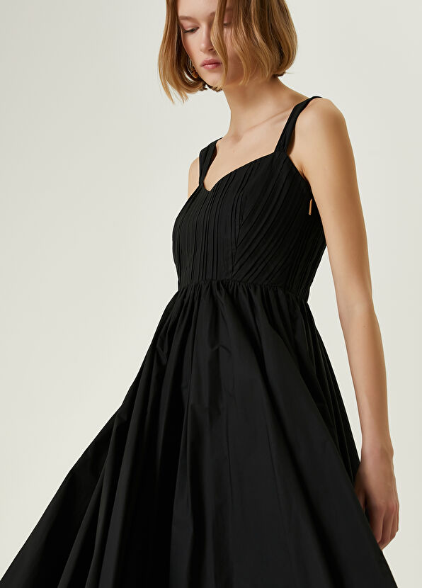 Beymen Collection - Siyah Midi Elbise - Siyah