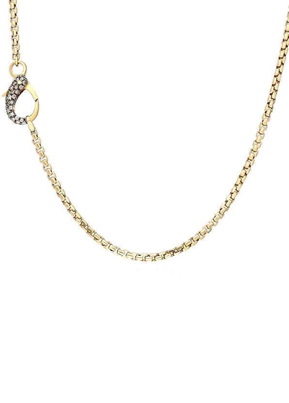 ITA Fine Jewelry Çok Renkli Kadın Diamond Parrot Lock Kadın Altın Kolye ...