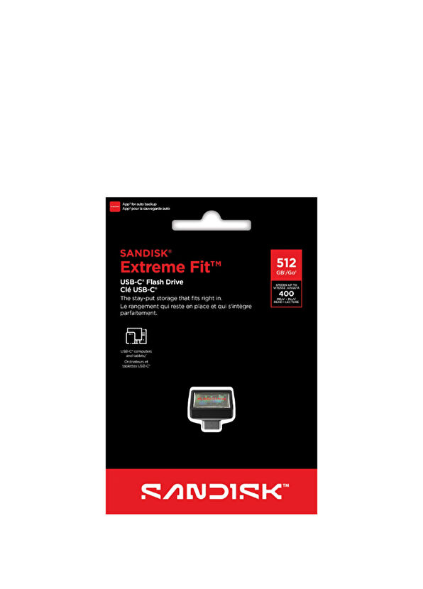 Sandisk - Ultra Fit 512GB 400MB/s Type-C Flash Bellek SDCZ530-512G-G46 ...