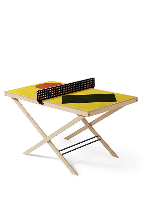 Art Of Ping Pong - Shapes 1 Ahşap Masa Tenisi - Çok Renkli