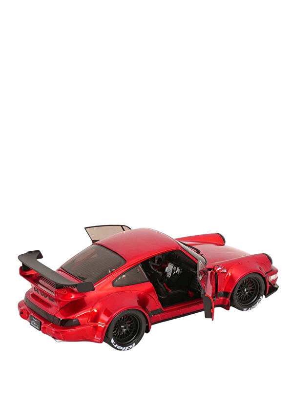 Solido - 1:18 2024 Porsche 911 964 RWB Rauh Welt Bodykit Red Model Car