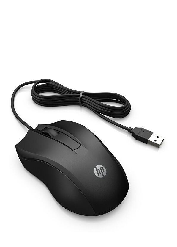 HP - 105 USB Siyah Kablolu Mouse 822M9UT - Siyah