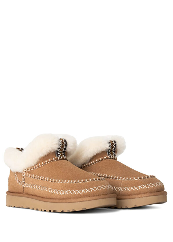 Ugg - Classic Ultra Mini Alpine Kadın Deri Bot - Taba