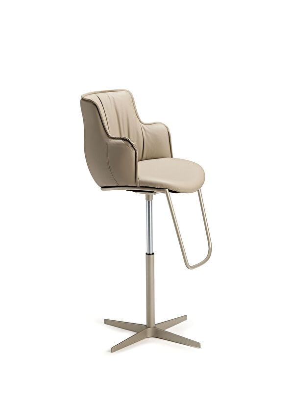 Cattelan Italia - Rihanna X Cream Leather Stool