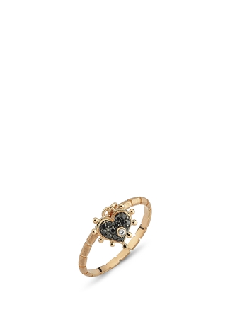 Collection-Selda Jewellery Kadın Kalp Detaylı Altın Rengi Yüzük EU Collection-Selda Jewellery Kadın Kalp Detaylı Altın Rengi Yüzük EU