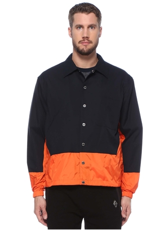 Ambush Erkek Lacivert Turuncu Garni Detaylı Ceket 2 US