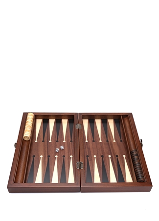 Beymen Hediye Gri Ahşap Tavla EU