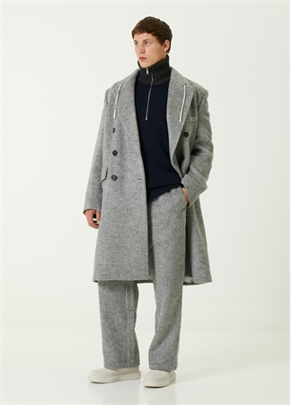 Palm Angels Erkek Gri Beli Kordonlu Ekose Desenli Eşofman Altı S EU Palm Angels Erkek Gri Beli Kordonlu Ekose Desenli Eşofman Altı S EU